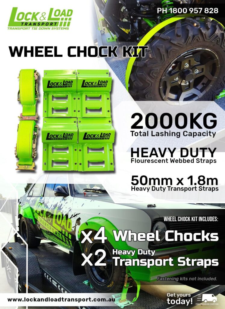 Wheel Chock Kit with 1.8m Straps | Fittings Express